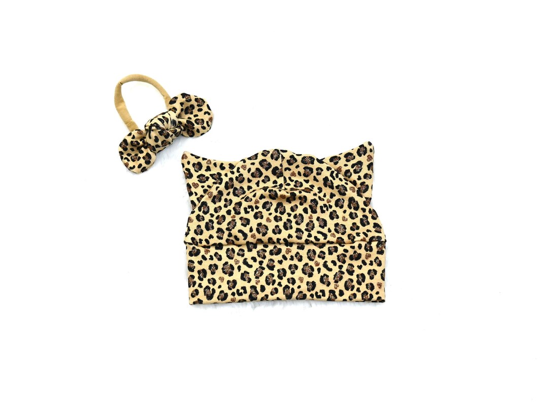 Glitter Cheetah Print Cat Hat With Mini Bow: Baby Toddler Costume - Etsy