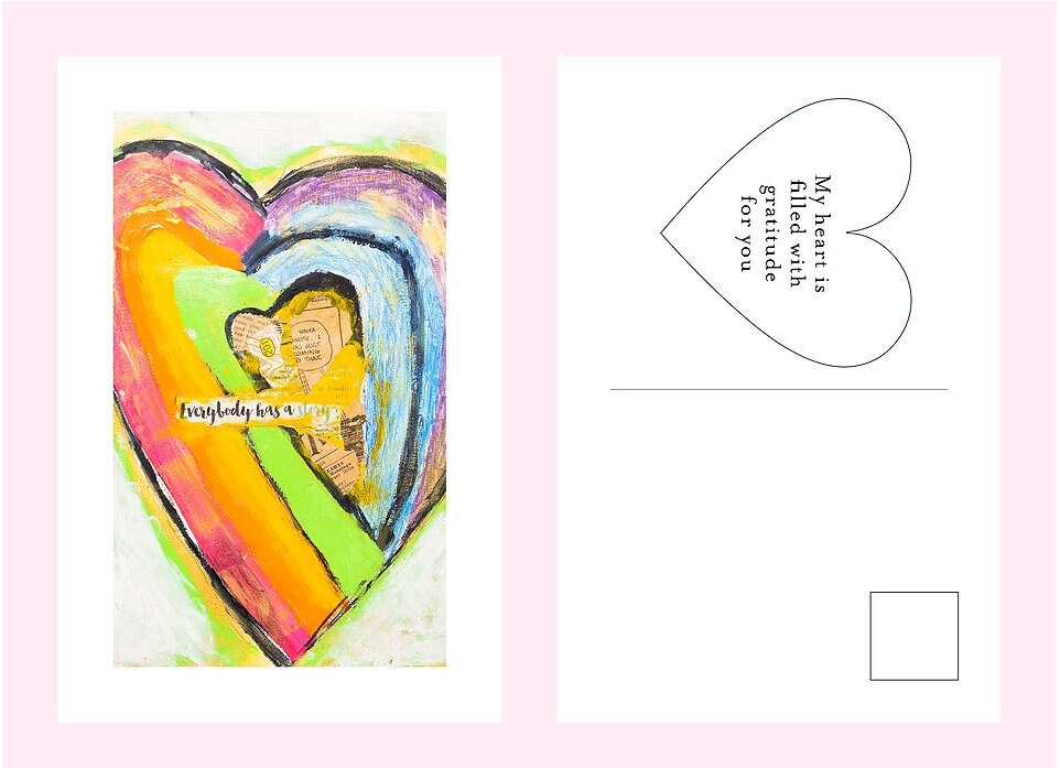 Gratitude Postcards Thank You Postcards Mindfullness Cards, Uplifting ...