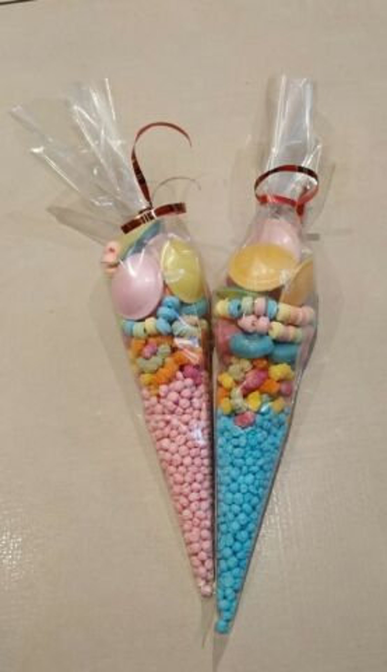 Party Millions Filled JUMBO Mix Vegetarian Sweet Cones Christmas ...