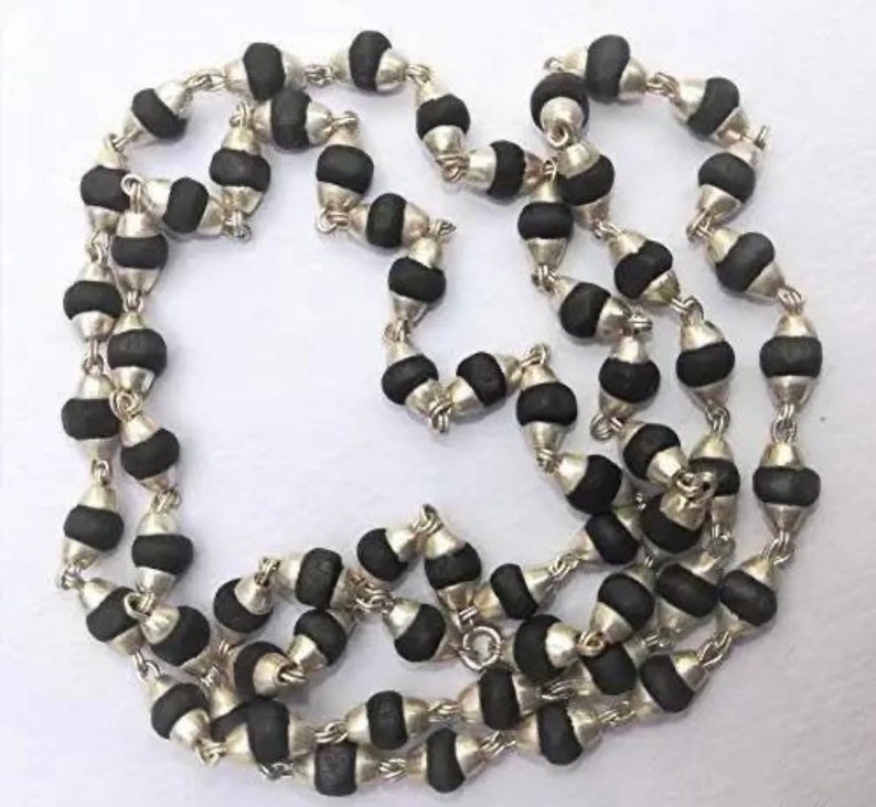 Tulasi Mala Black Tulsi Mala Tulasi Wood Beads Krishna - Etsy