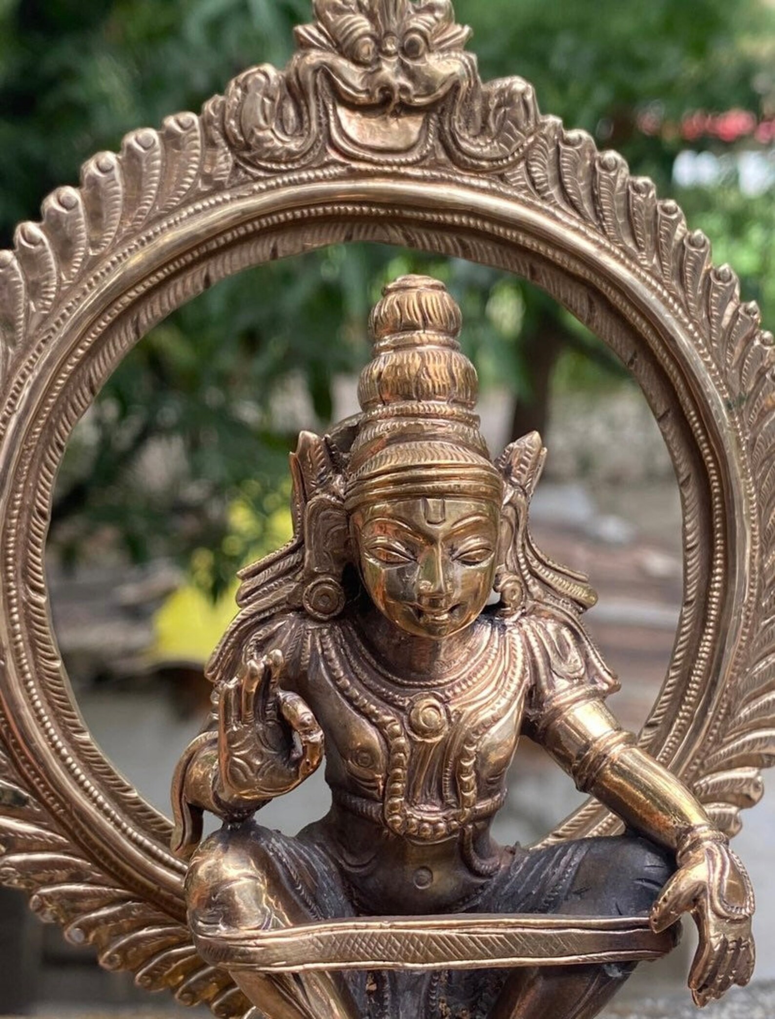 Ayyappa, Lord Ayyappa Statue 17 Cm, Ayyappanpanchloha Sculpture, South ...