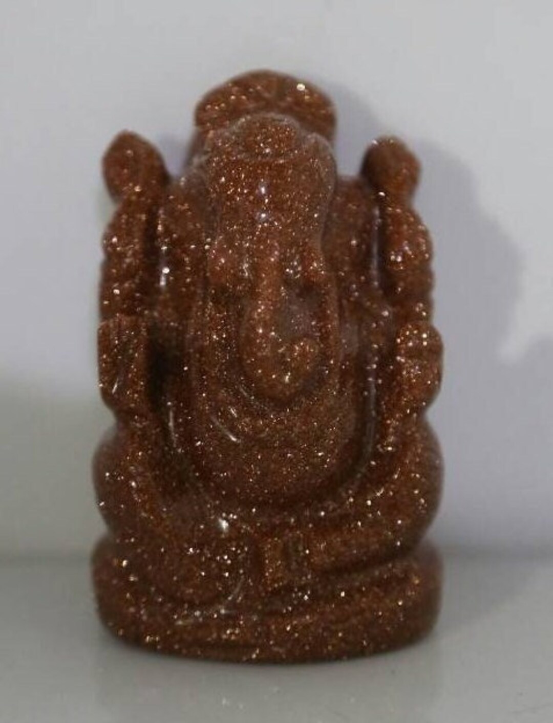 Red Sunstone Ganesha Statues, Semiprecious Stone Ganesha Handmade ...