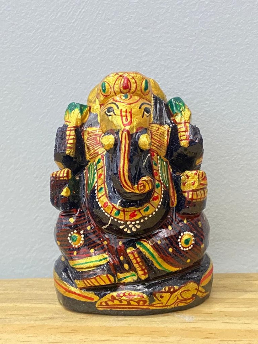 Ganesha Figurine, Lord Ganesh Sunstone Ganesha Crystal Ganesha Carving ...