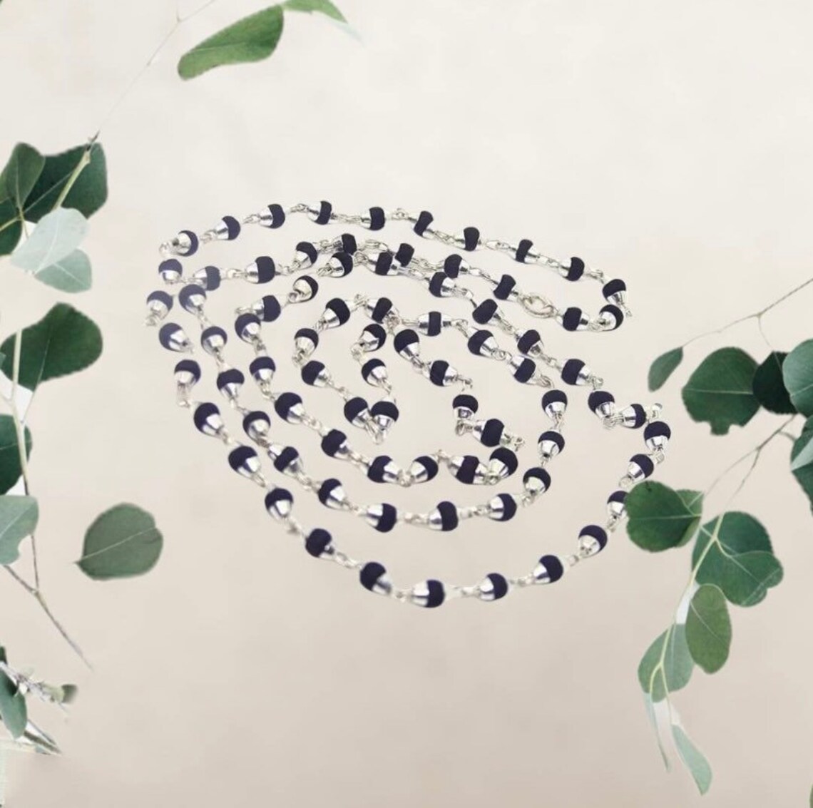 Tulasi Mala Black Tulsi Mala Tulasi Wood Beads Krishna - Etsy