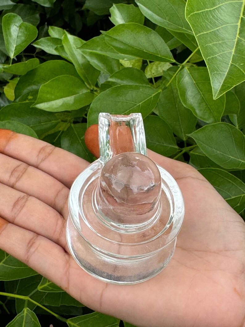 100% Pure Sphatik Crystal Quartz Shivling Shiva Lingam , Crystal ...