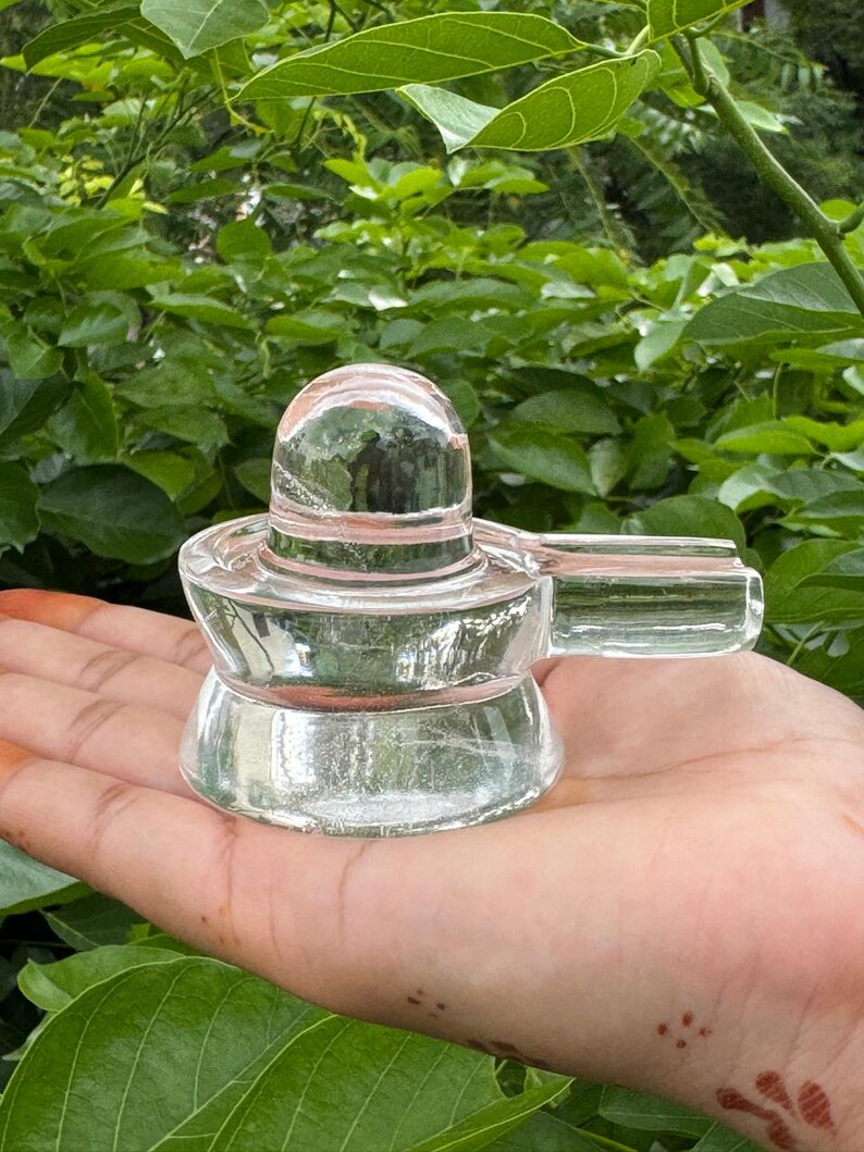 100% Pure Sphatik Crystal Quartz Shivling Shiva Lingam , Crystal ...