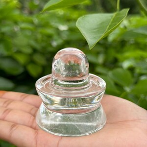 100% Pure Sphatik Crystal Quartz Shivling Shiva Lingam , Crystal ...