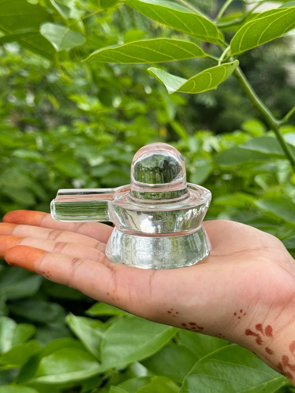 100% Pure Sphatik Crystal Quartz Shivling Shiva Lingam , Crystal ...