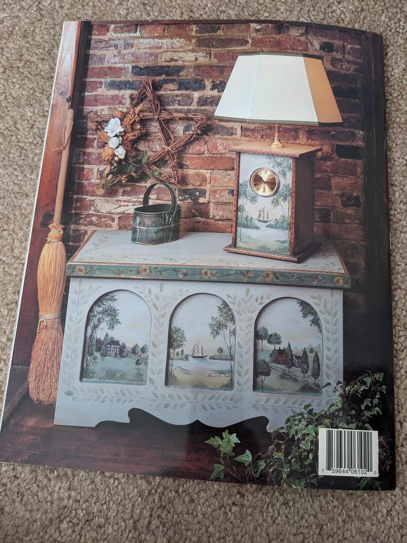 A Collection of Painted Furniture, a Decorative Painting Pattern Book ...