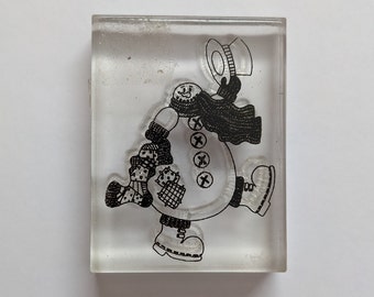 Rubber Snowman | Etsy