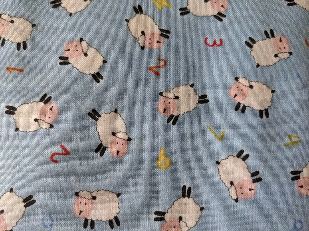 2 Yards Farm Corner Sheep Quilters Cotton Fabric by Makower UK - Etsy