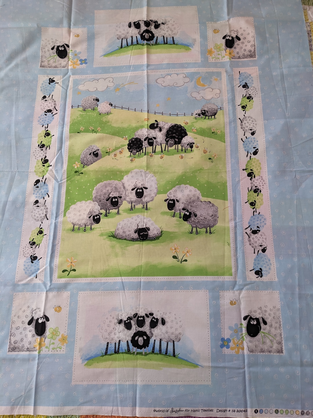 World of Susybee, Sheep Panel Quilt Bundle Includes Panel and 1 1/2 ...
