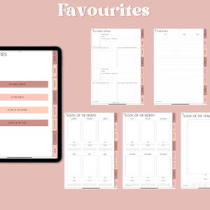 Digital Reading Journal | Reading Log | Reading Tracker | Book Reviews ...