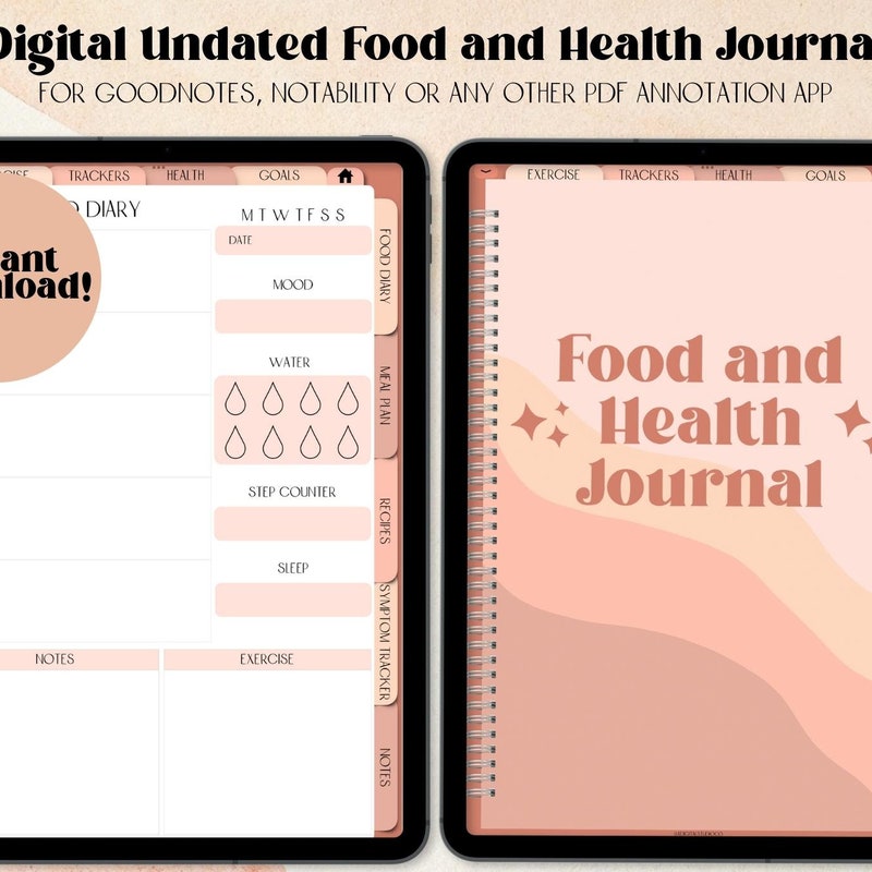 Food Journal - Etsy