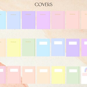 Pastel Digital Notebook Goodnotes | Notebook With Tabs | Goodnotes ...