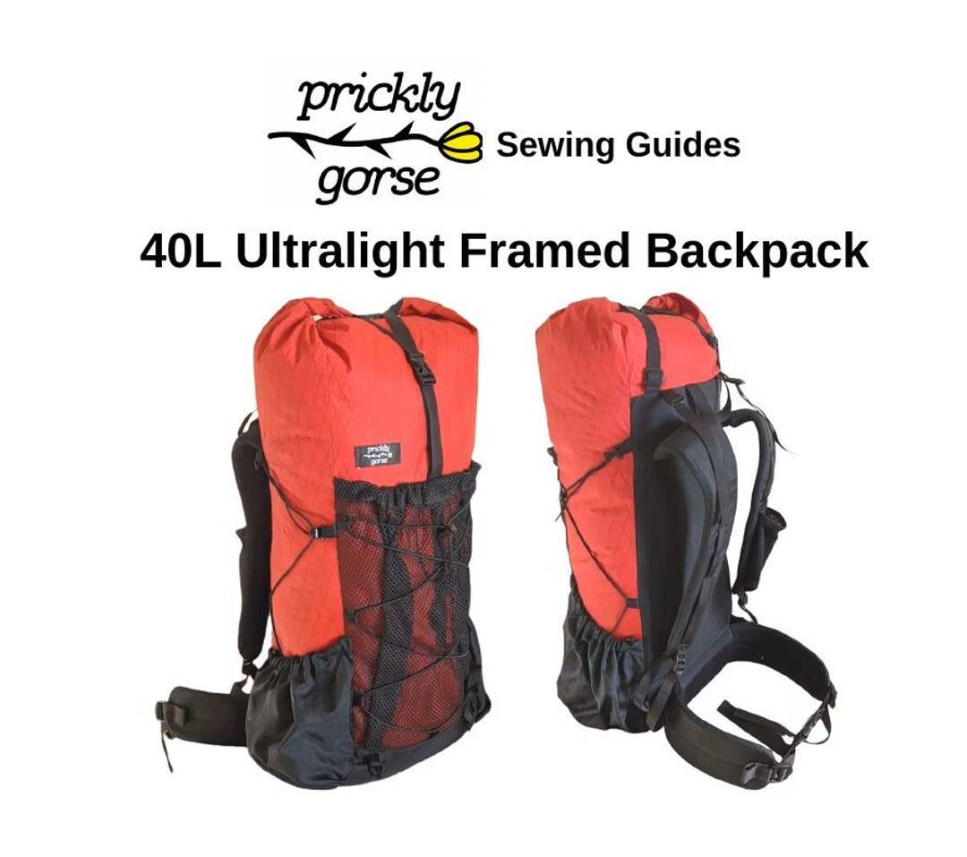 40L Ultralight Framed Backpack PDF Sewing Guide Pattern Instructions ...