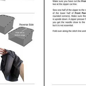 Climbing Boulder Bucket Chalk Bag PDF Sewing Guide Pattern Instructions ...
