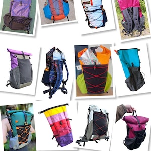 25 Litre Ultralight Backpack PDF Sewing Guide Pattern Instructions ...