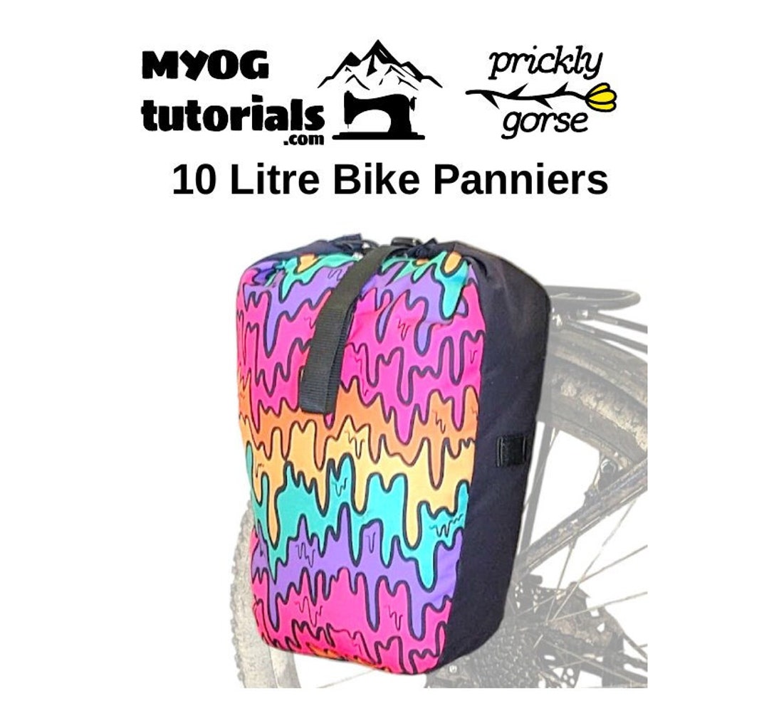 10L Bike Pannier PDF Sewing Guide Pattern Instructions. MYOG, DIY ...