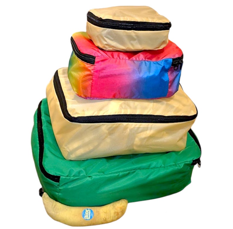 Clamshell Zip Packing Cubes Sewing Guide Pattern Instructions. 4 Sizes ...