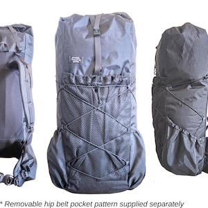 50L Ultralight Framed Backpack PDF Sewing Guide Pattern Instructions ...