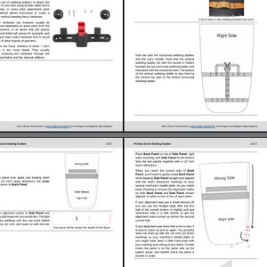15L Bike Pannier PDF Sewing Guide Pattern Instructions. MYOG, DIY ...