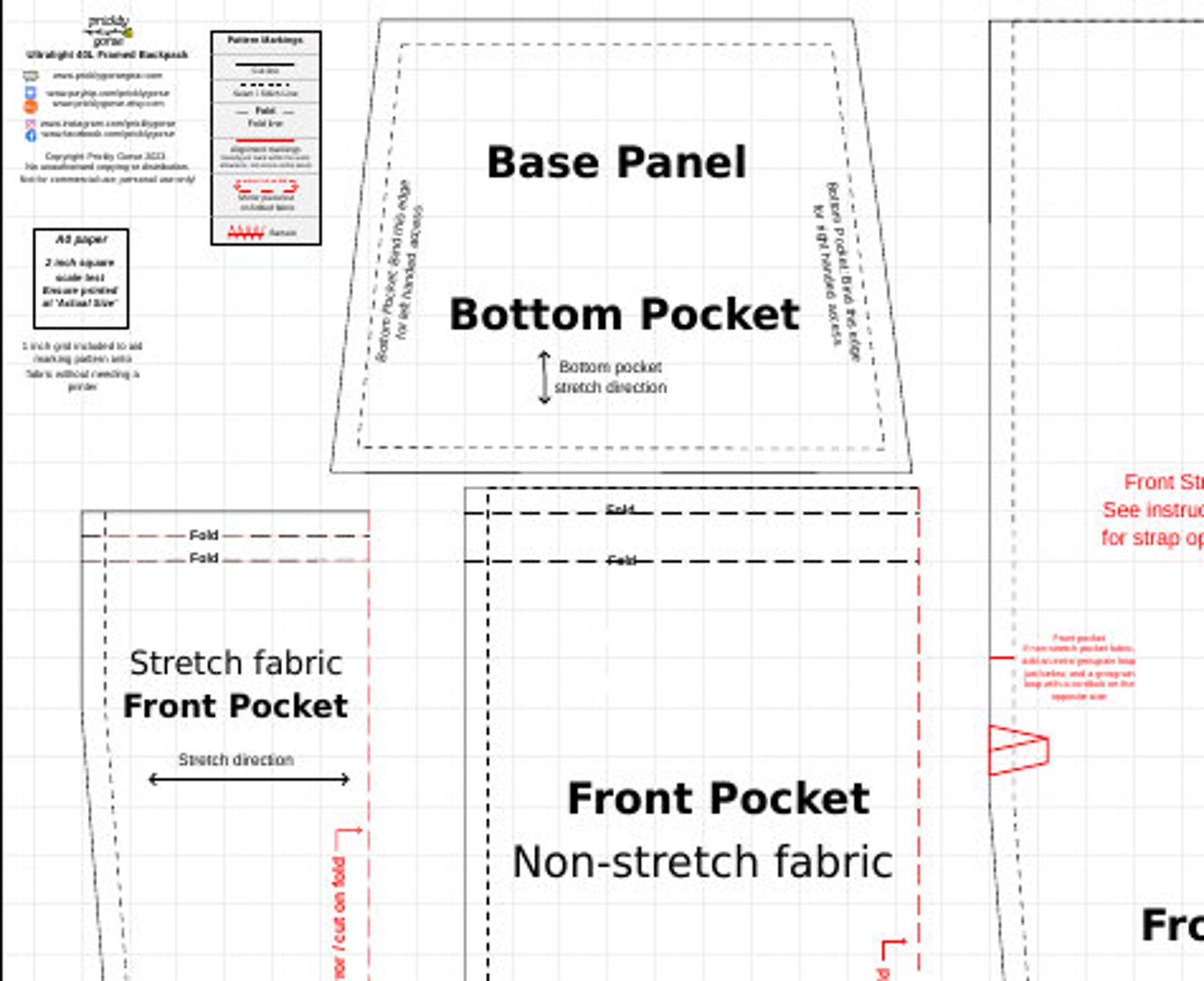 50L Ultralight Framed Backpack PDF Sewing Guide Pattern Instructions ...