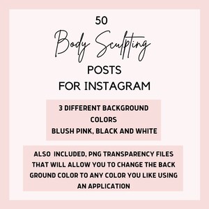 50 Body Sculpting Posts for Instagram & Social Media - Etsy