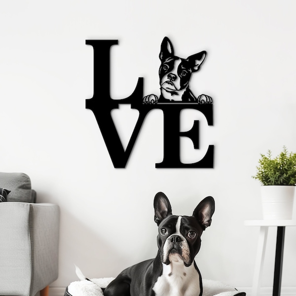 Boston Terrier Decor - Etsy