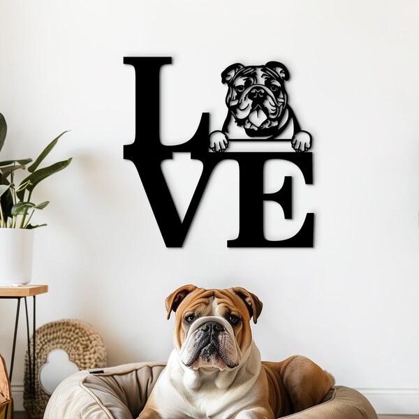 English Bulldog Home Decor - Etsy