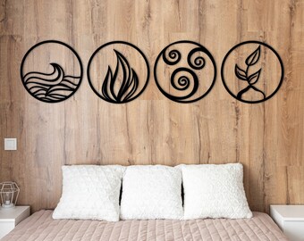 4 Elements Wall Art - Etsy