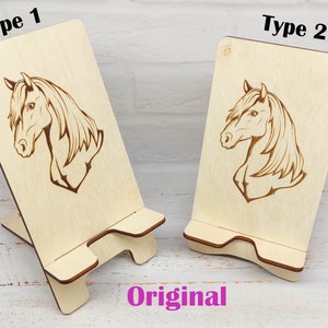 Desk Phone Stand for Office and Home. Beautiful Engraved - Etsy