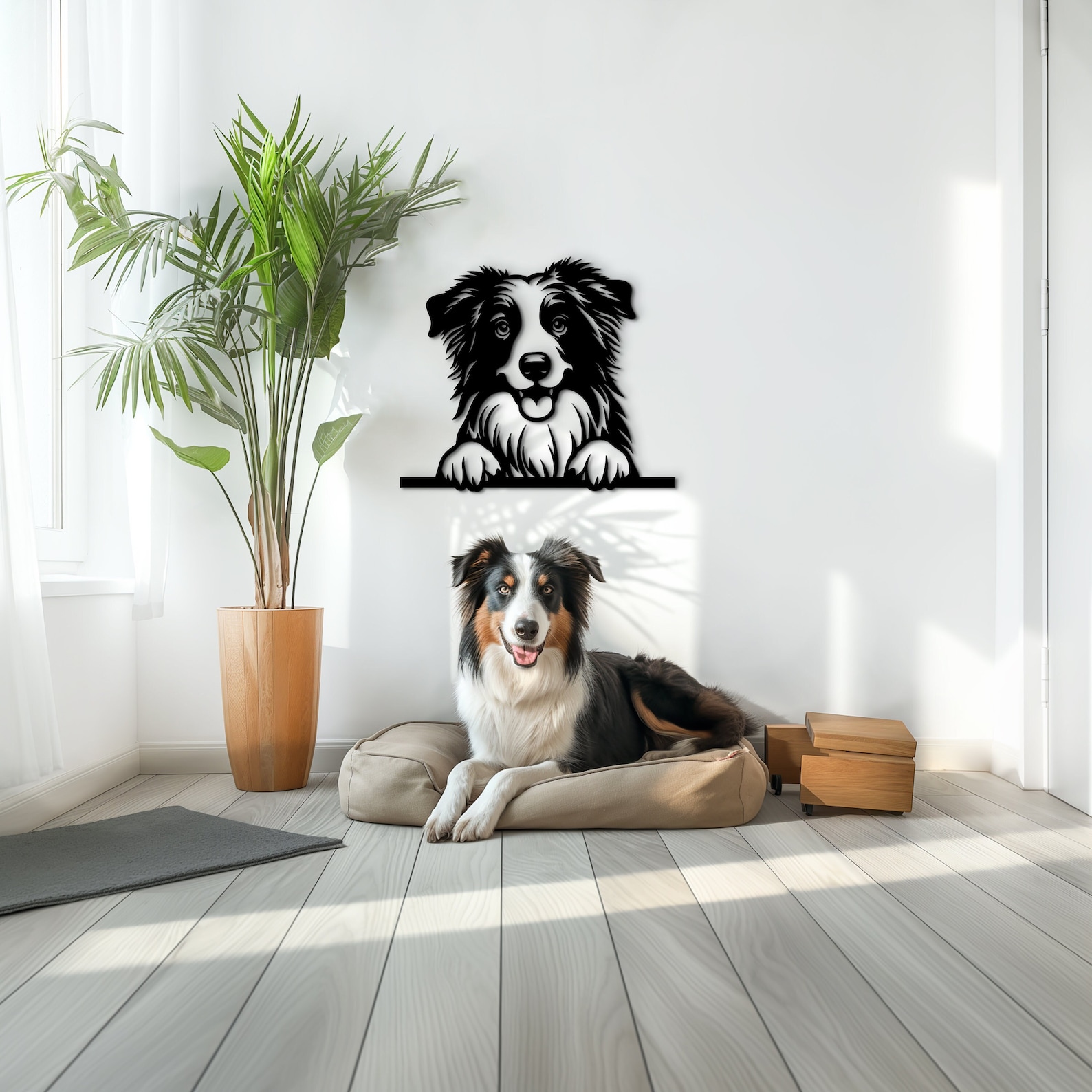 Border Collie Pet Wall Hanging. Unique Dog Lover Gift. Border Collie ...