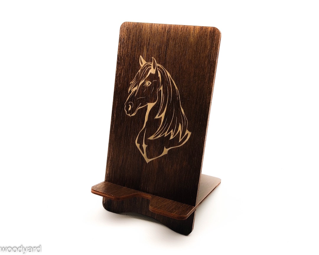 Desk Phone Stand for Office and Home. Beautiful Engraved - Etsy