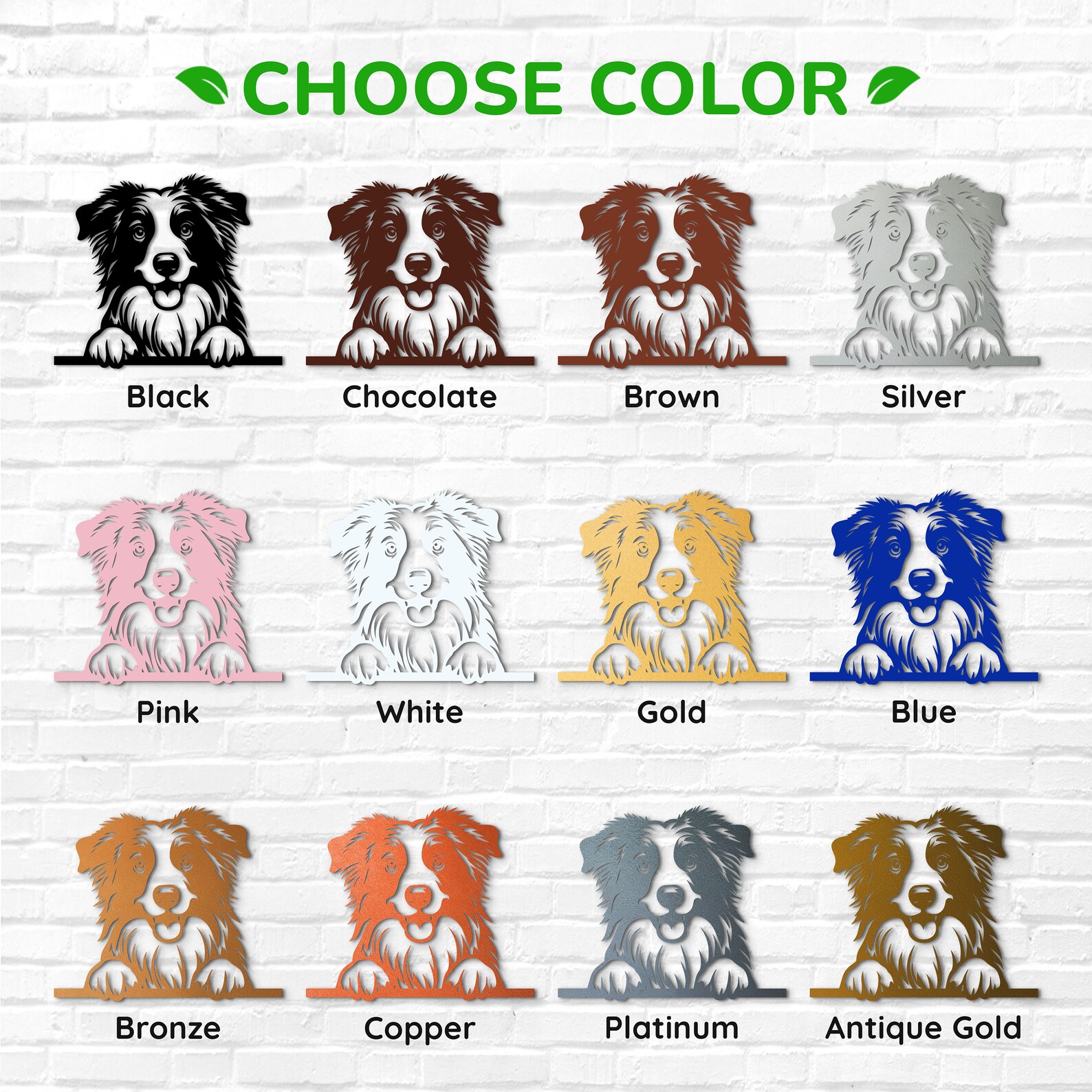 Border Collie Pet Wall Hanging. Unique Dog Lover Gift. Border Collie ...
