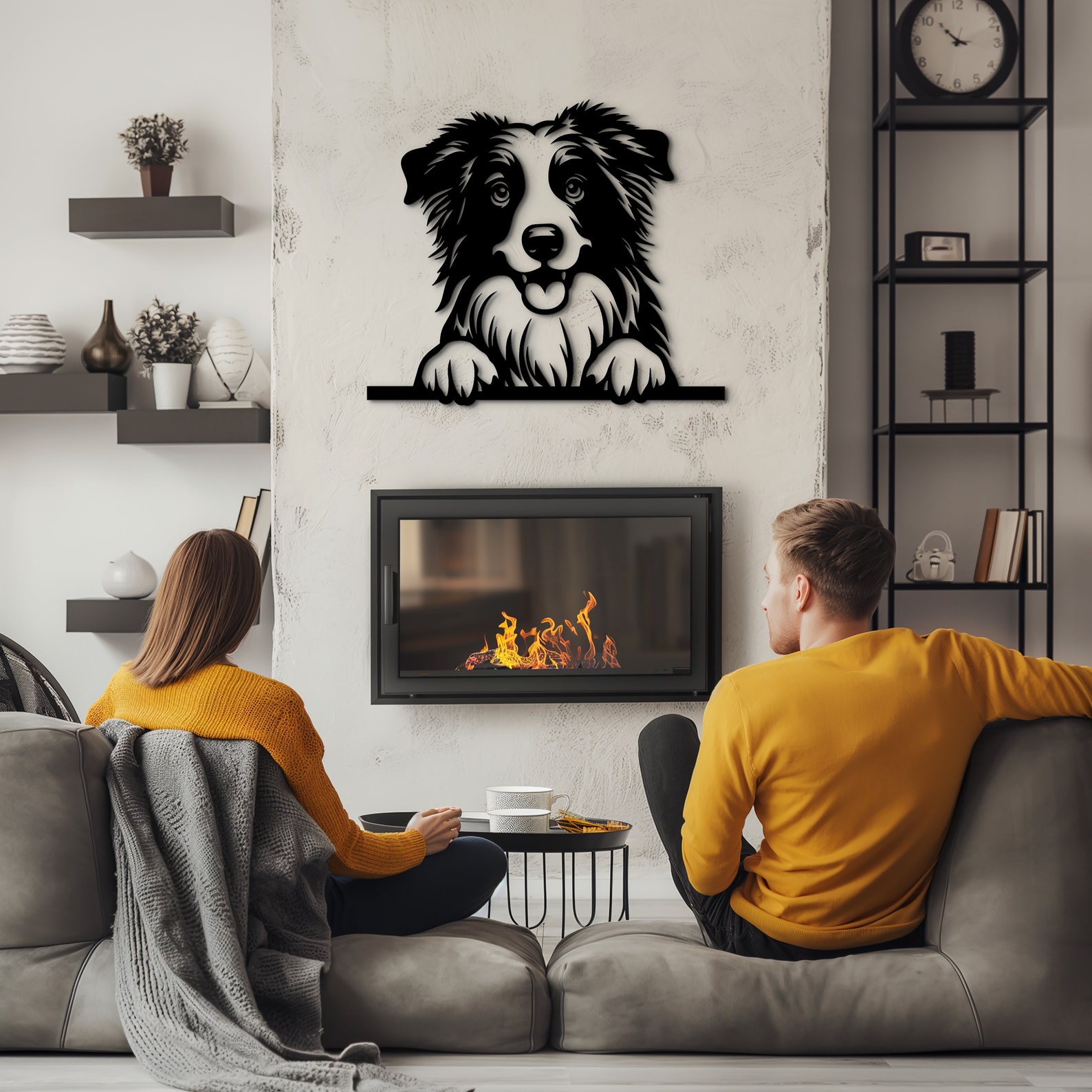 Border Collie Pet Wall Hanging. Unique Dog Lover Gift. Border Collie ...