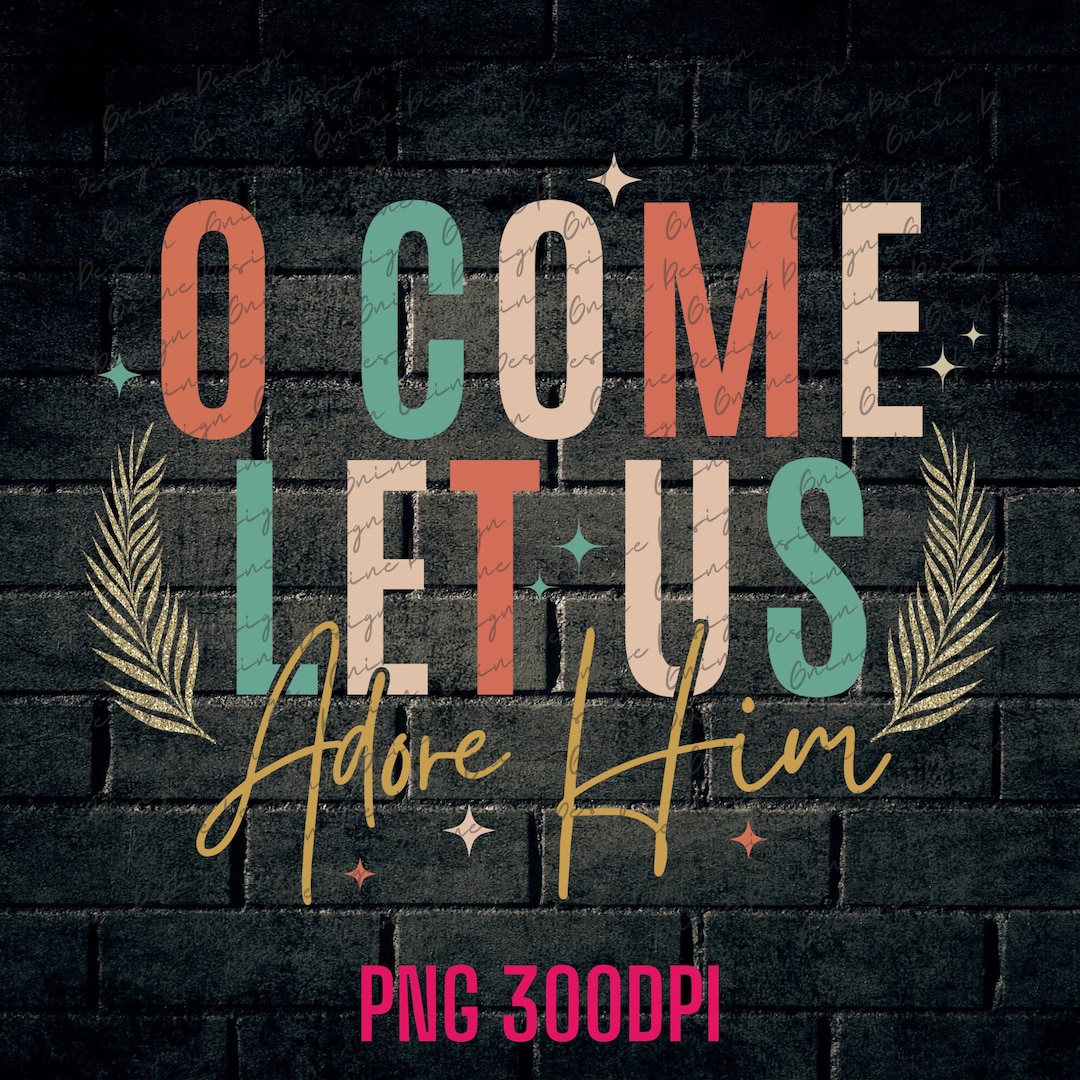 Christmas Adore You Clipart, Religious Christmas Art, Adoration of the ...