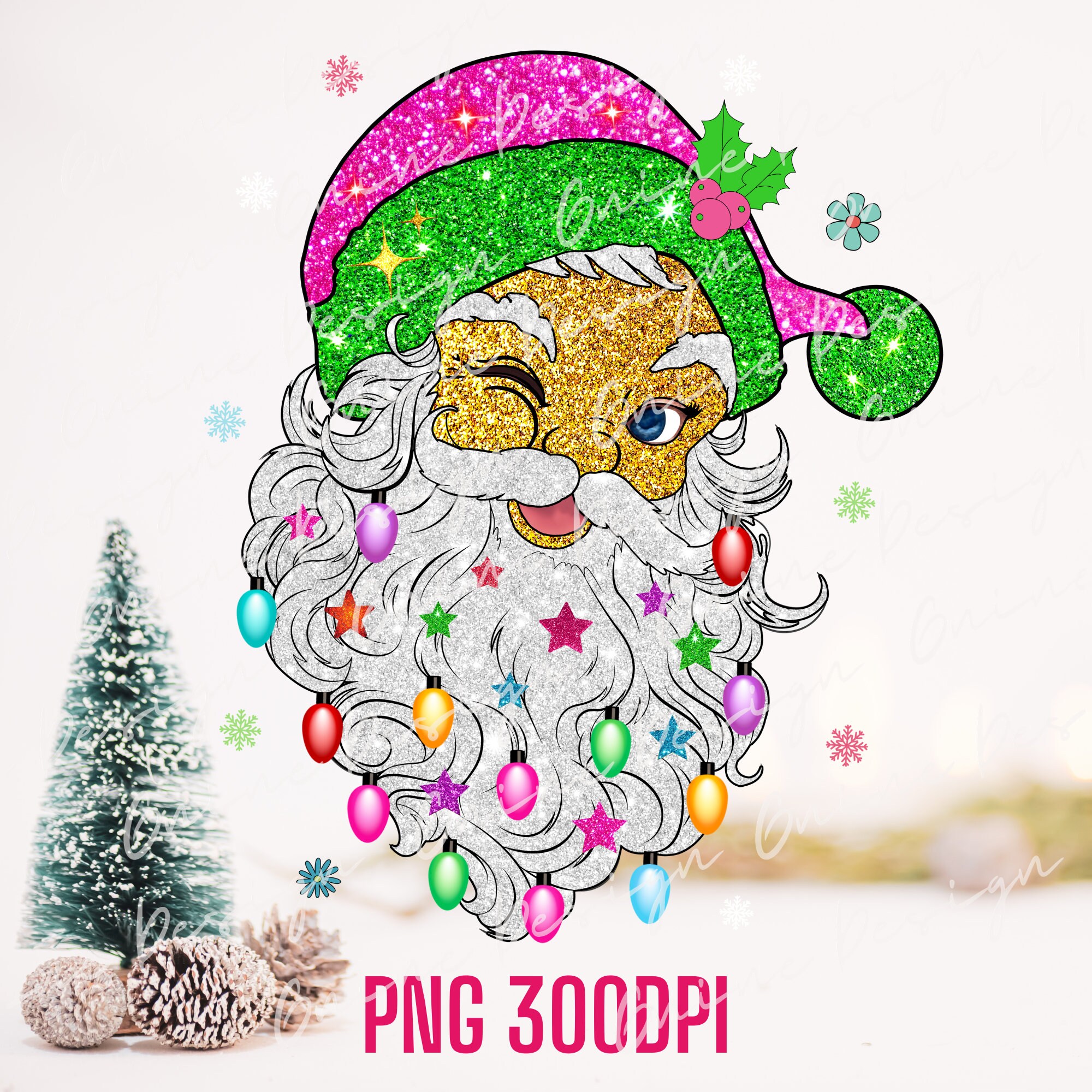 Glitter Santa Claus PNG ,laughable Father Christmas,amusing Santa Claus ...