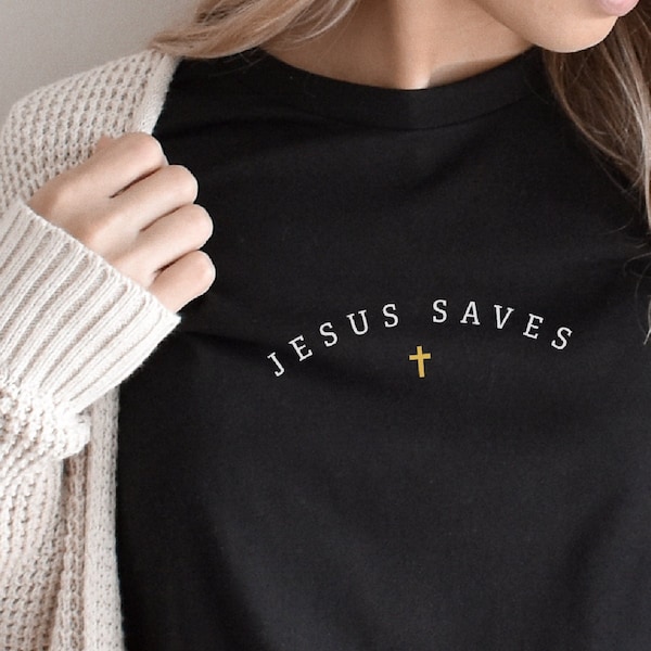 Christian Apparel Jesus Saves - Etsy