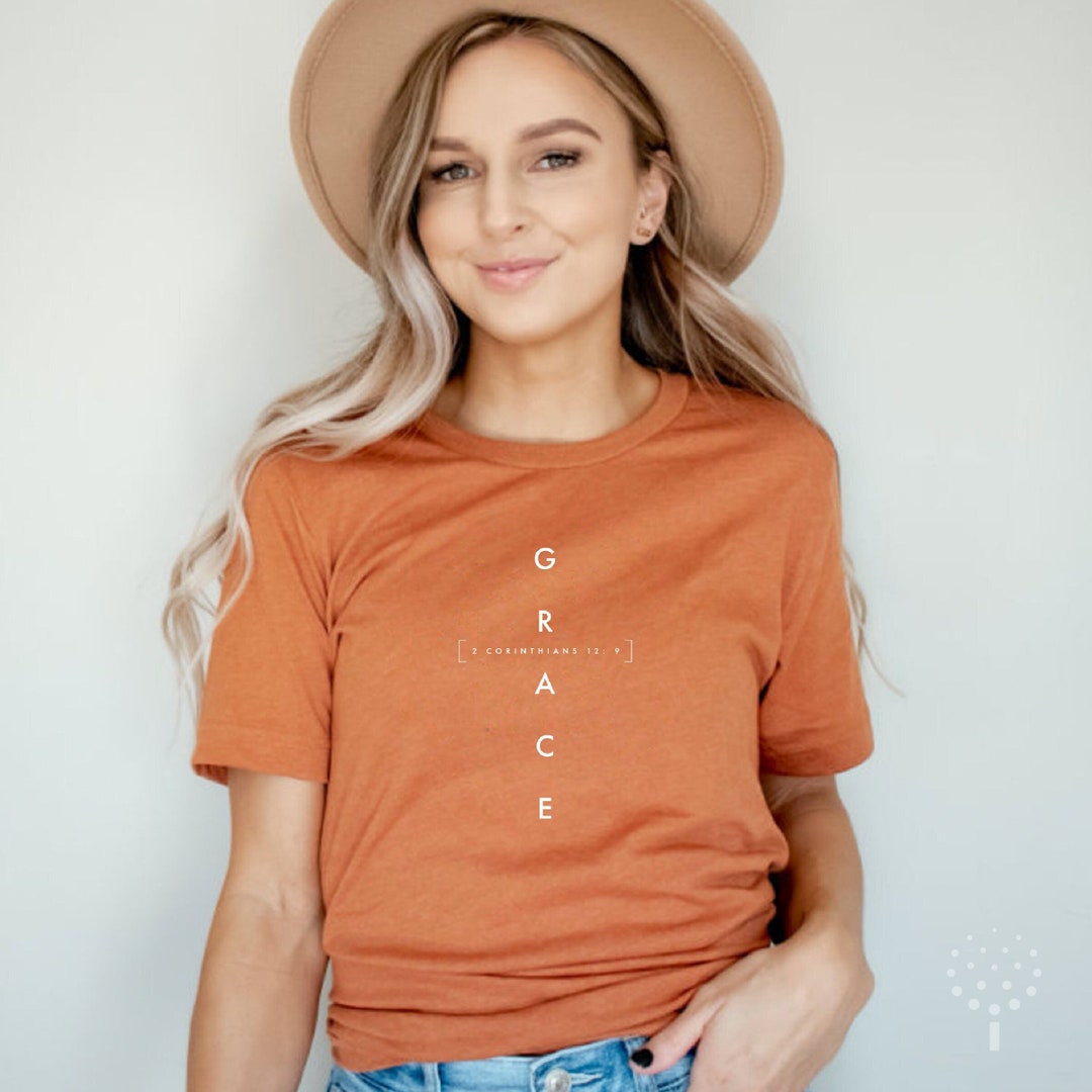 Grace Christian Graphic Shirt| Christian Shirts| Cool Jesus Tshirt ...