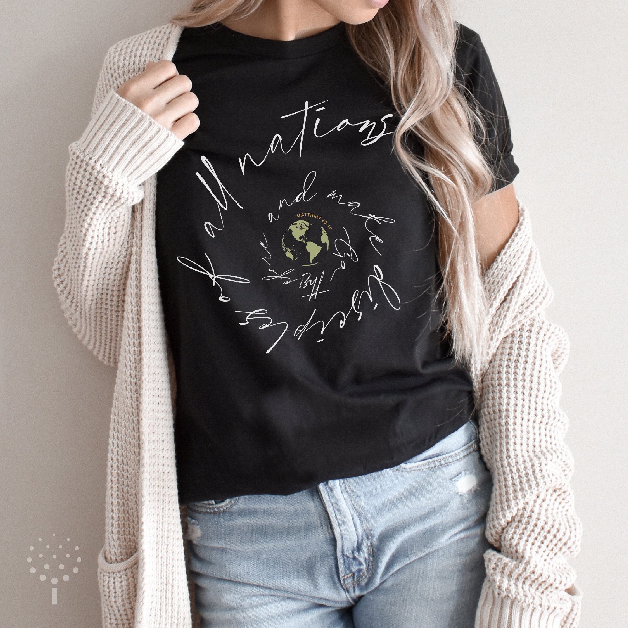 Go and Make Disciples Shirt Missionary Shirt Matthew 28:19 Christian ...