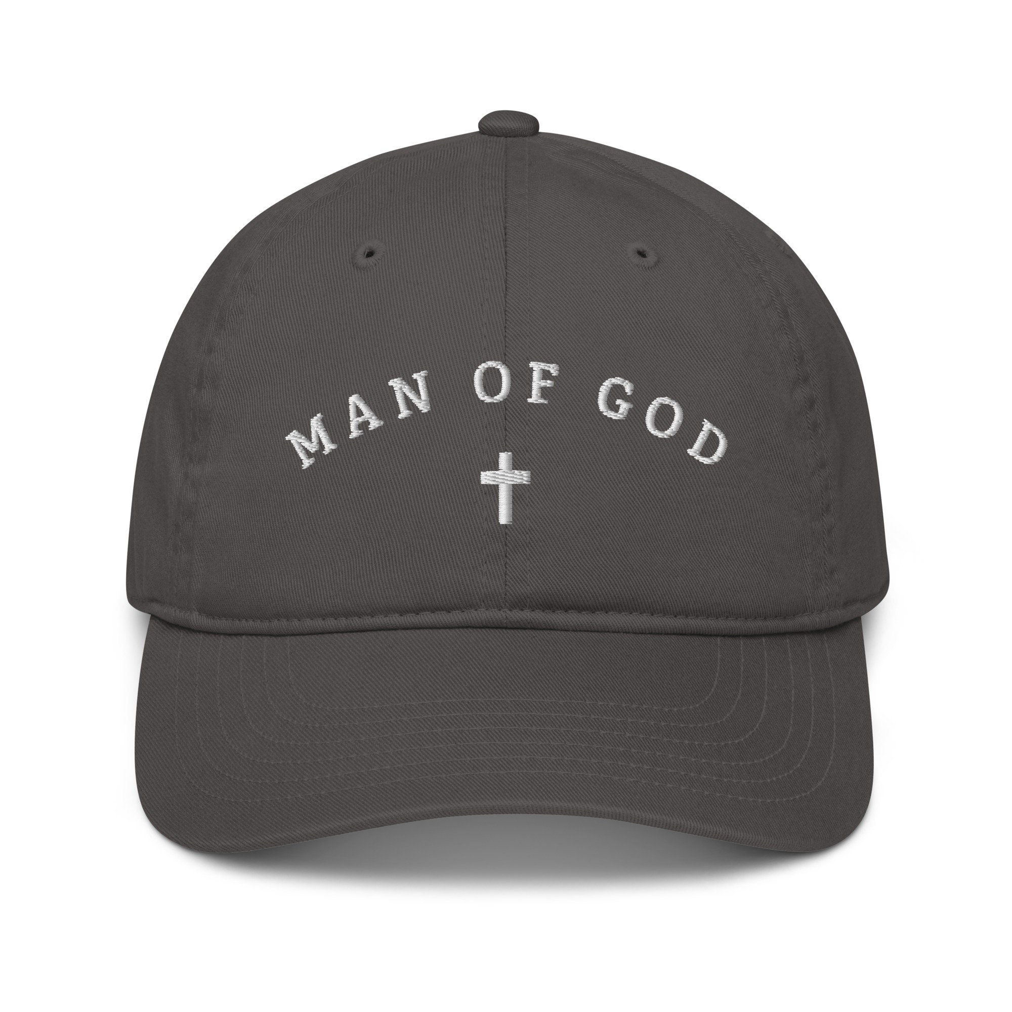 Man of God Christian Classic Dad Hat Organic Cotton Christian Men ...