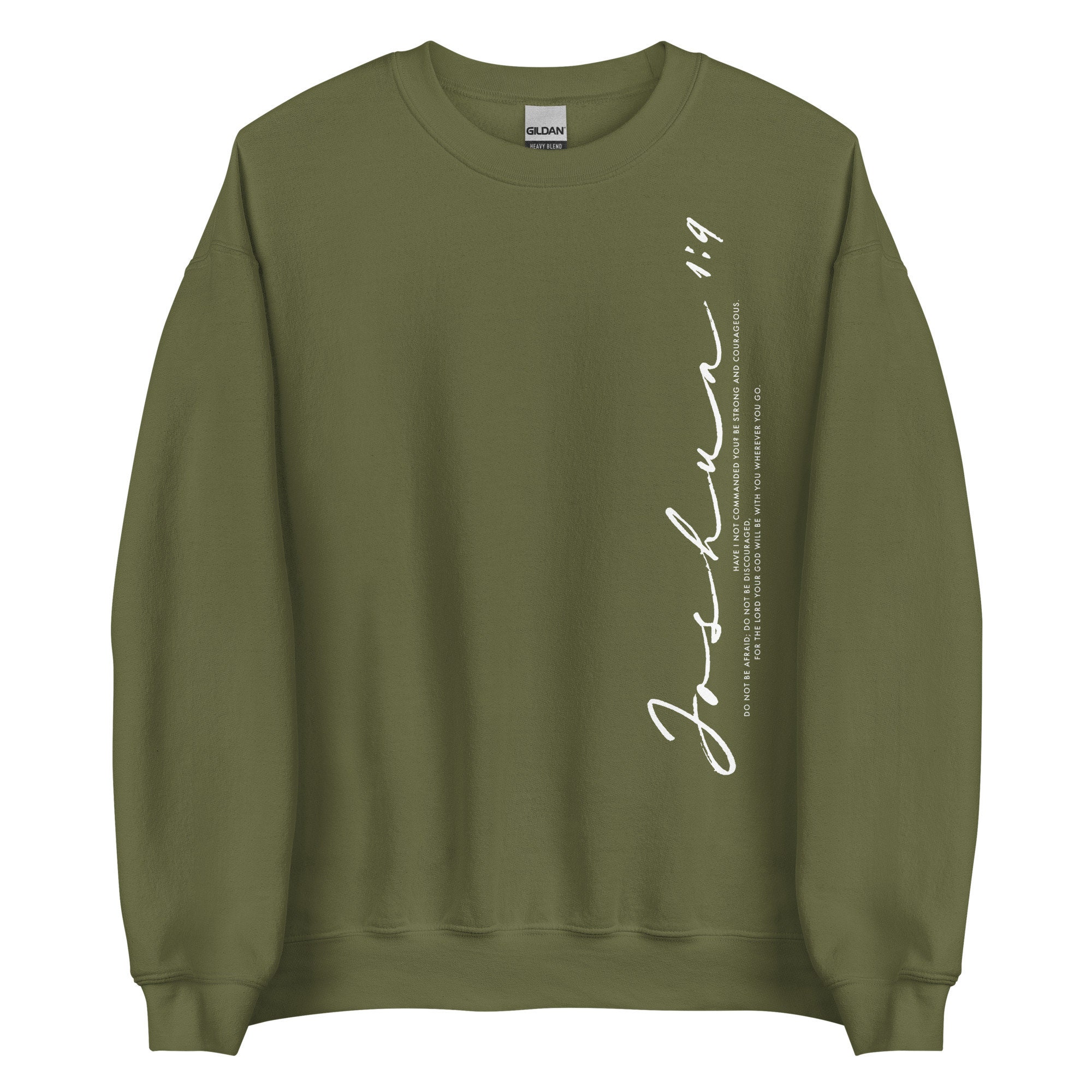 Joshua 1:9 Bible Verse Christian Sweatshirts, Christian Apparel ...