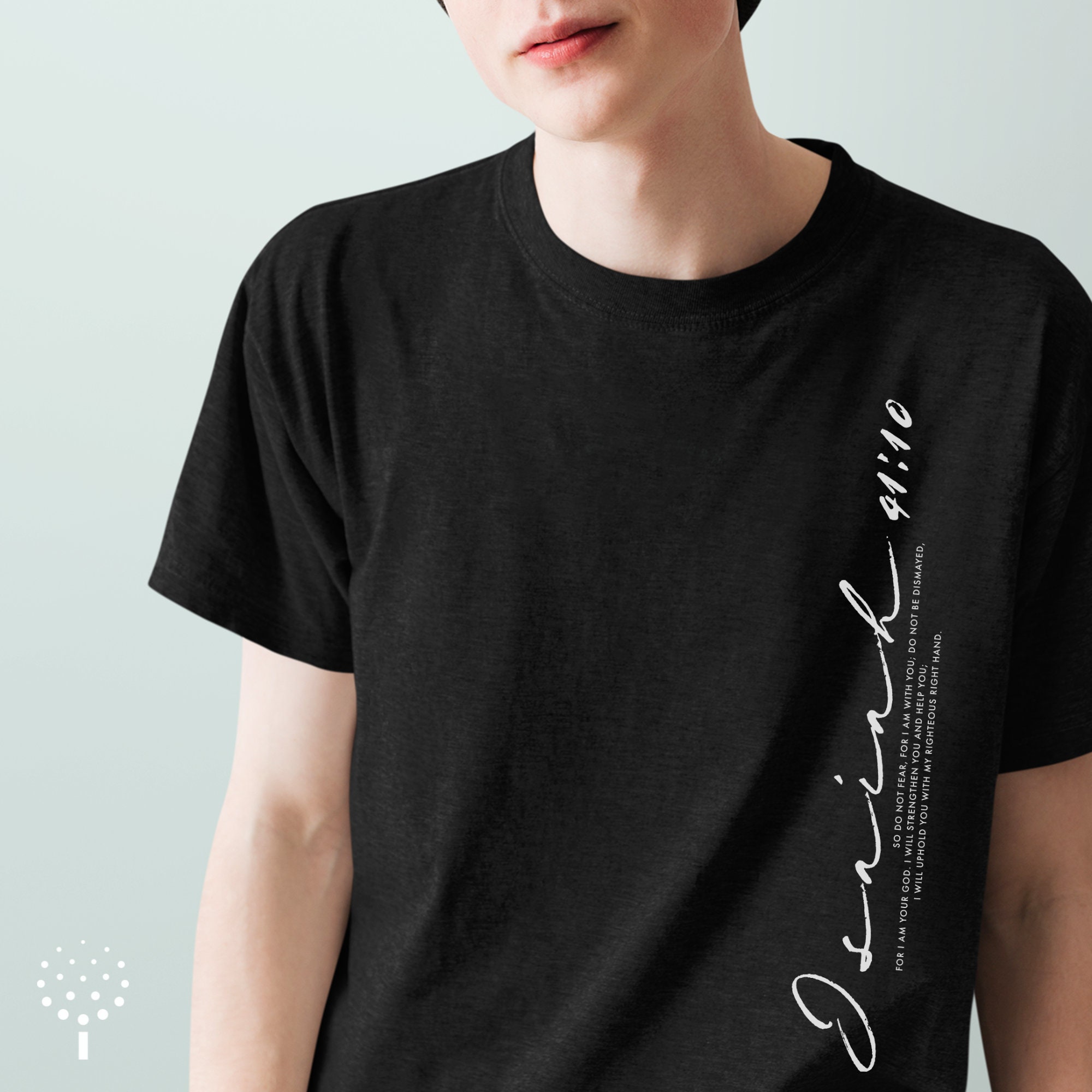 Isaiah 41:10 Bible Verse Typography Graphic Christian Shirts, Christian ...