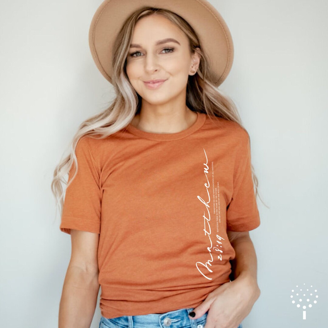 Go and Make Disciples Christian Shirt | Missionary Shirts| Bible Tees ...