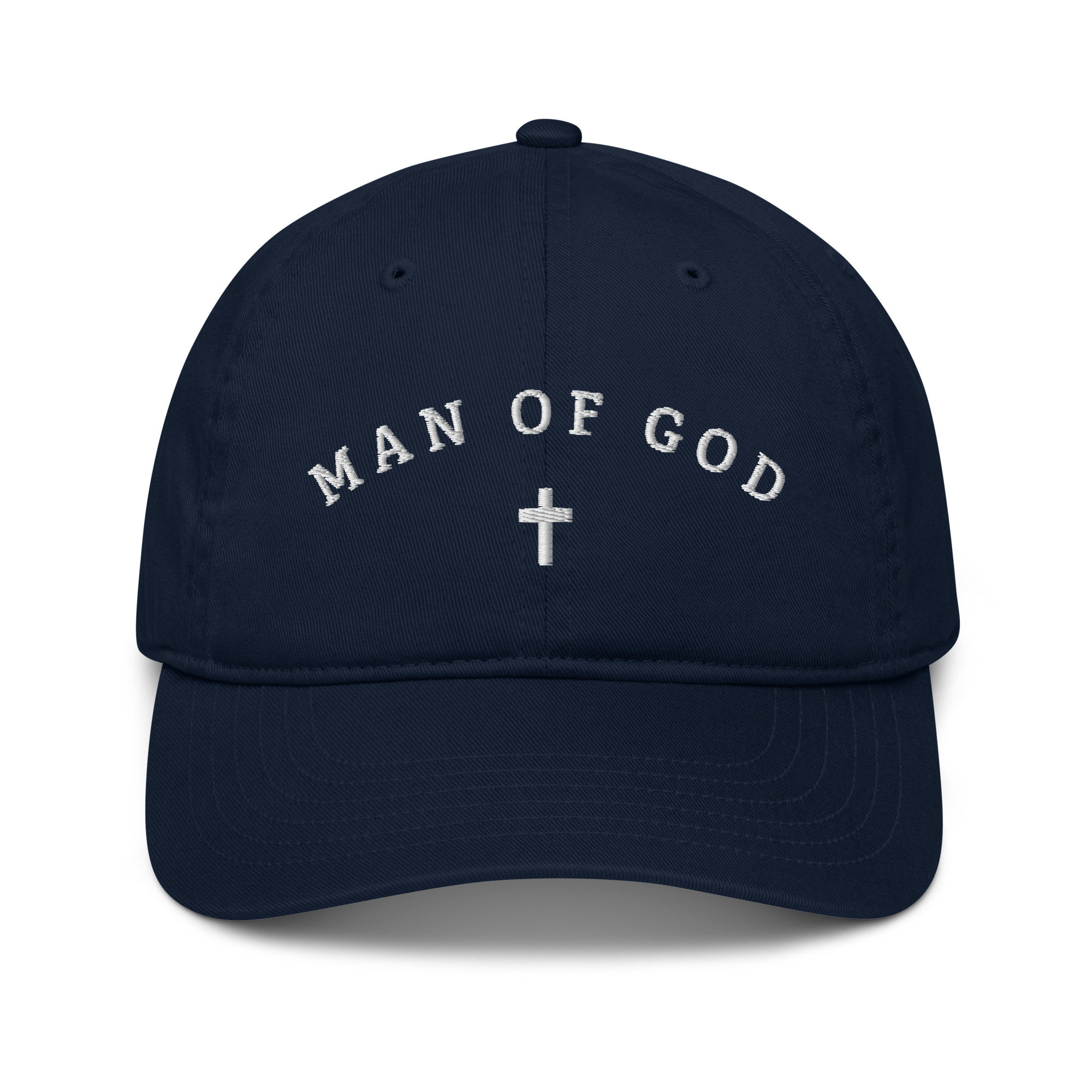 Man of God Christian Classic Dad Hat Organic Cotton Christian Men ...