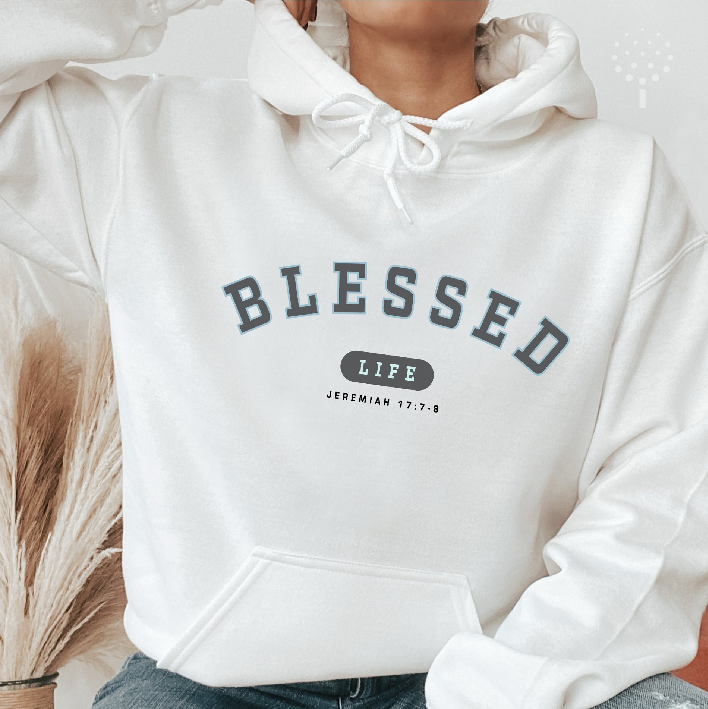 Blessed Life Christian Hoodie, Church Hoodies, Blessed Life Bible ...