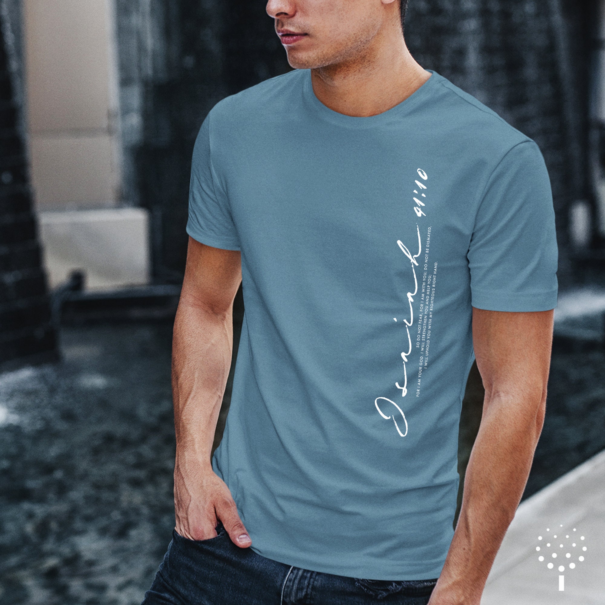 Isaiah 41:10 Bible Verse Typography Graphic Christian Shirts, Christian ...