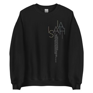 Isaiah 43:2 Bible Verse Christian Sweatshirts, Christian Apparel ...