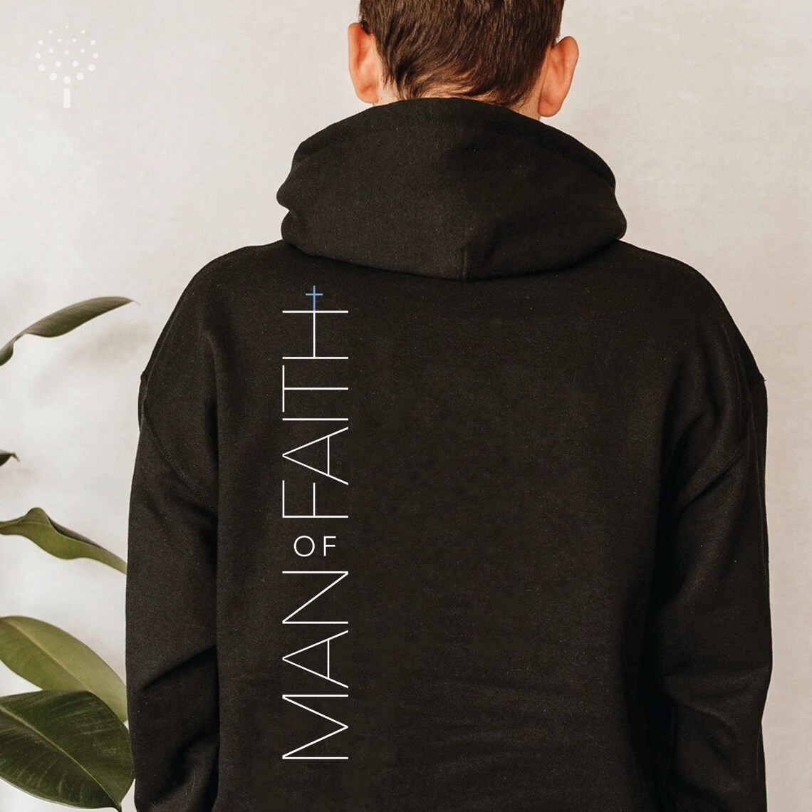 Man of Faith Cool Christian Graphic Unisex Hoodies, Christian Hoodie ...